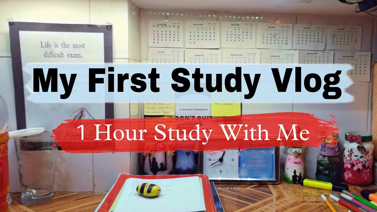My First Study Vlog | Restarting My Studies | Study Routine | Study ...