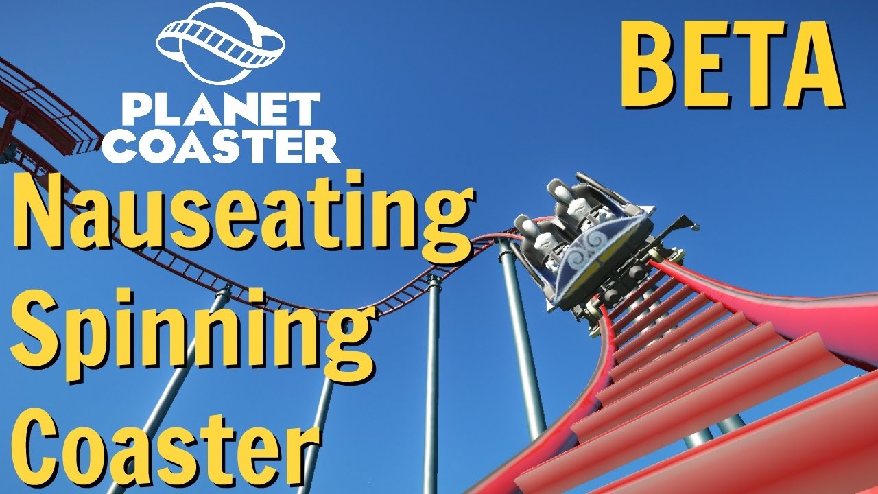 Planet Coaster Beta ★ Nauseating Spinning Roller Coaster ★ Park Mascot ...