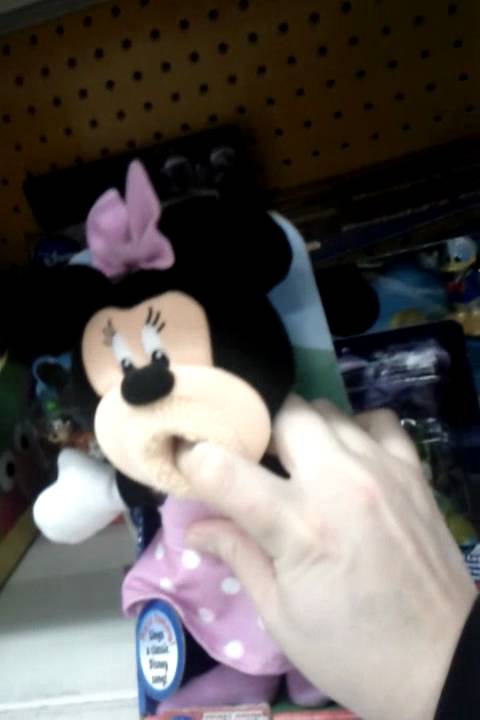 Dirty minnie mouse toy she loves it in her mouth - YouTube