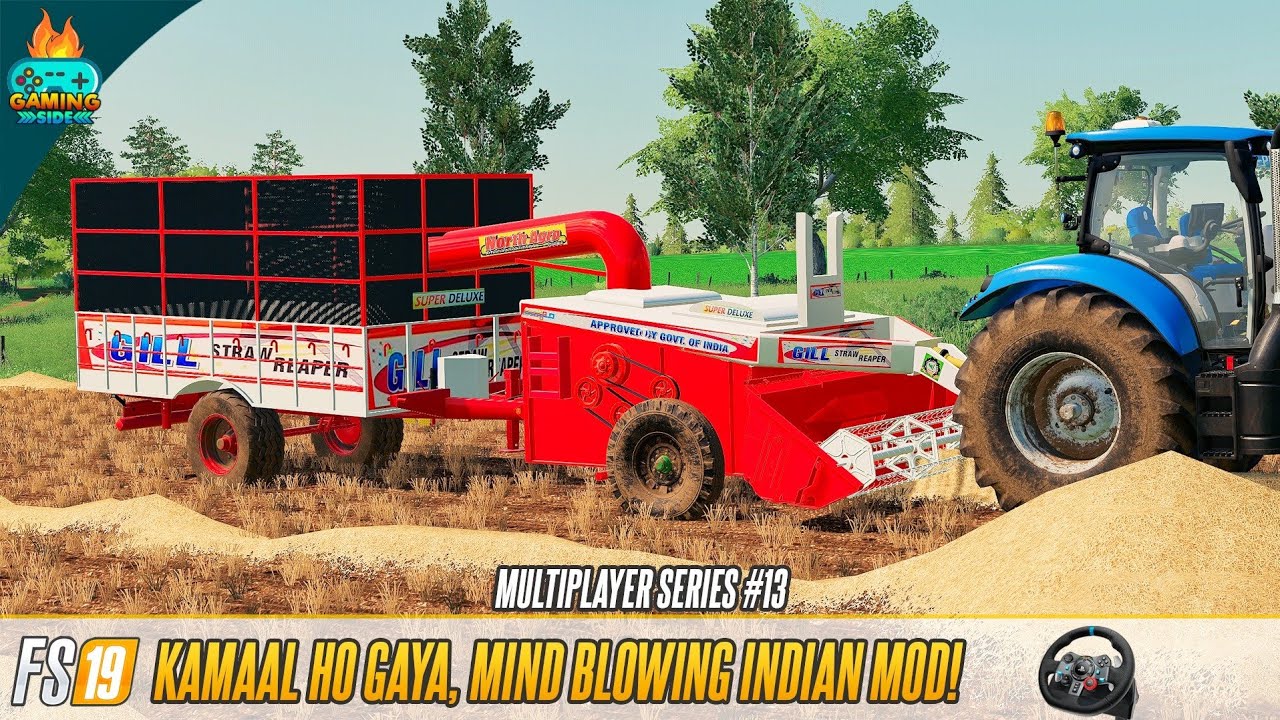 Amazing Indian Straw Trolly Tractor Mod Sent By Subscriber - Farming ...