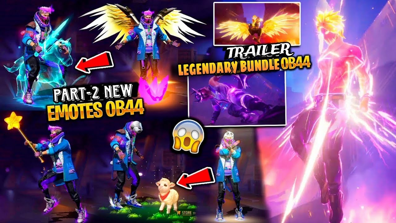 OB44 UPDATE - NEW LEGENDARY BUNDLE TRAILER AND NEW EMOTES REVIEW | OB44 ...