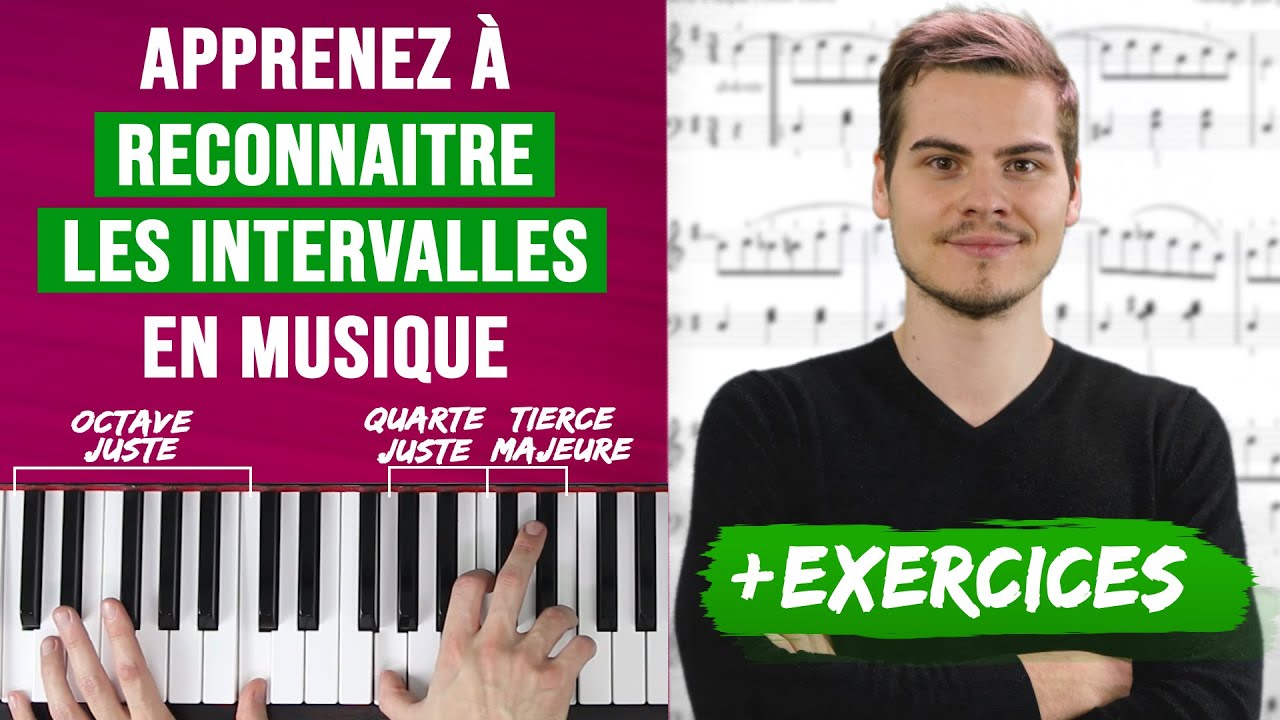 APPRENDRE facilement tous les INTERVALLES en musique - Tuto débutants ...