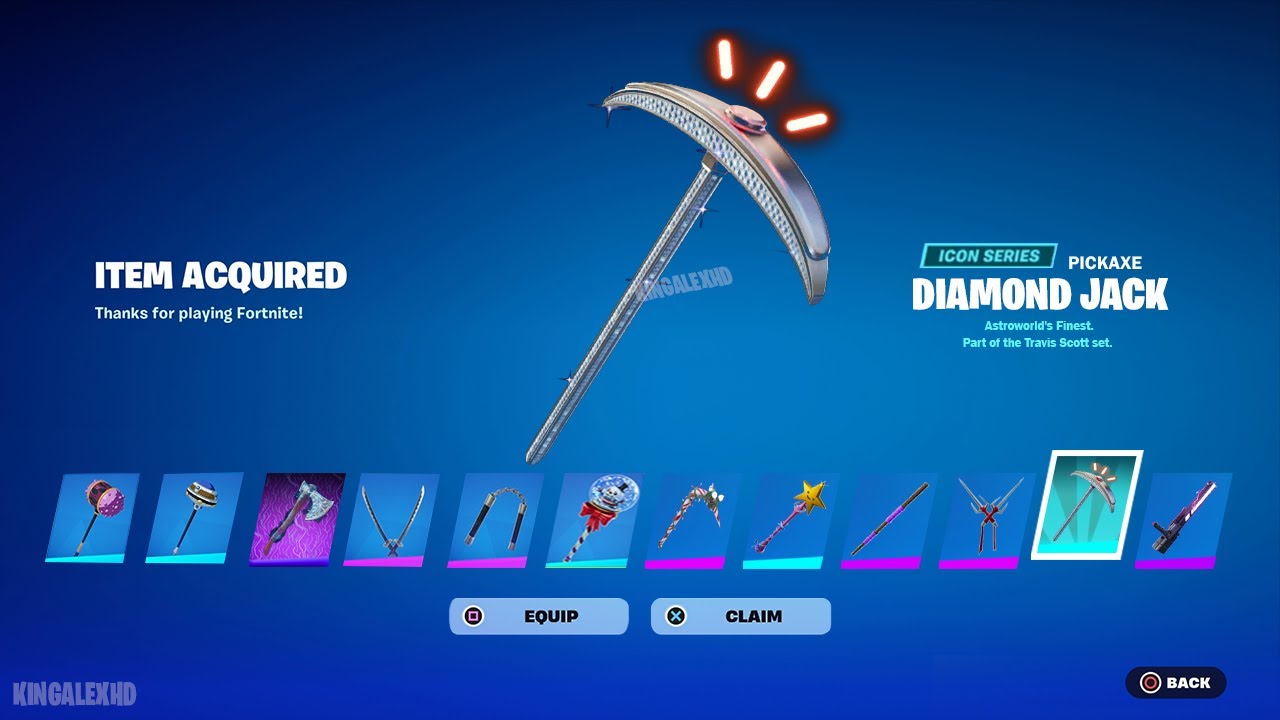 How To Get Diamond Jack Pickaxe NOW FREE In Fortnite! (FREE Diamond ...