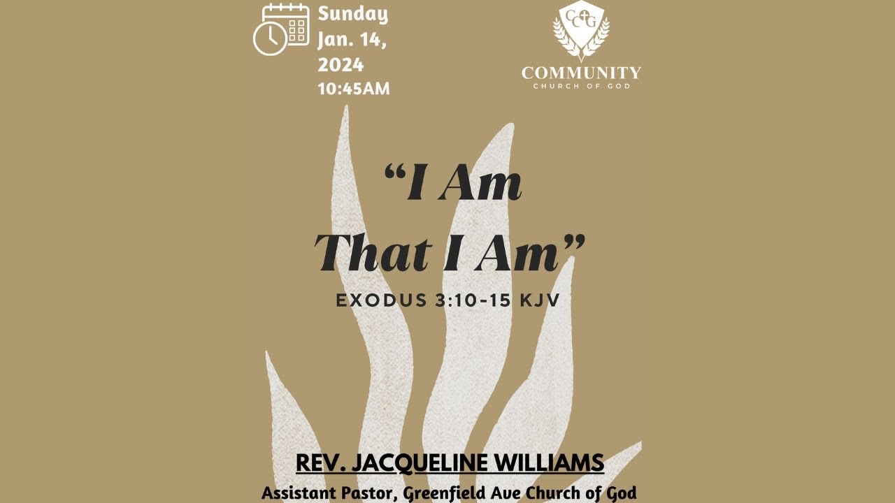 " I AM that I AM " - YouTube