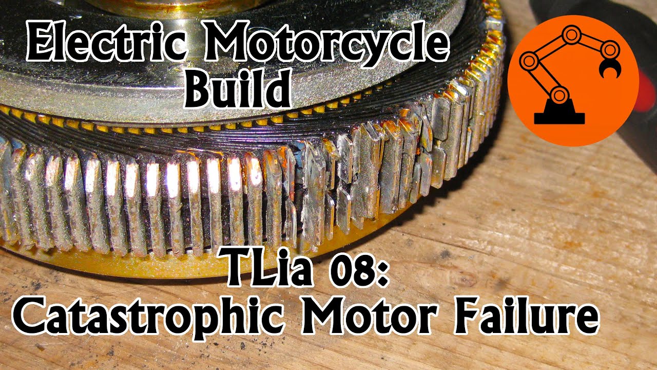 Electric Motorcycle Build Episode 08: Catastrophic Motor Failure - YouTube