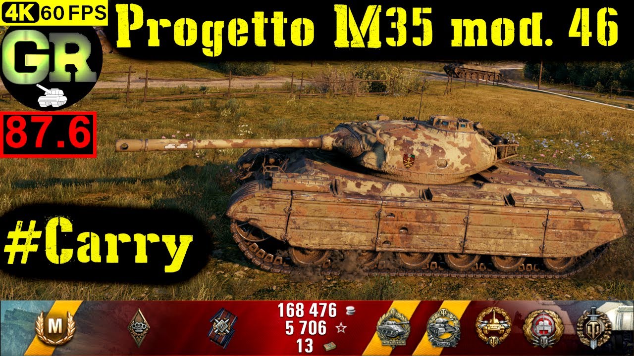 World of Tanks Progetto M35 mod 46 WoT Replay - 8 Kills 6.7K DMG(Patch ...