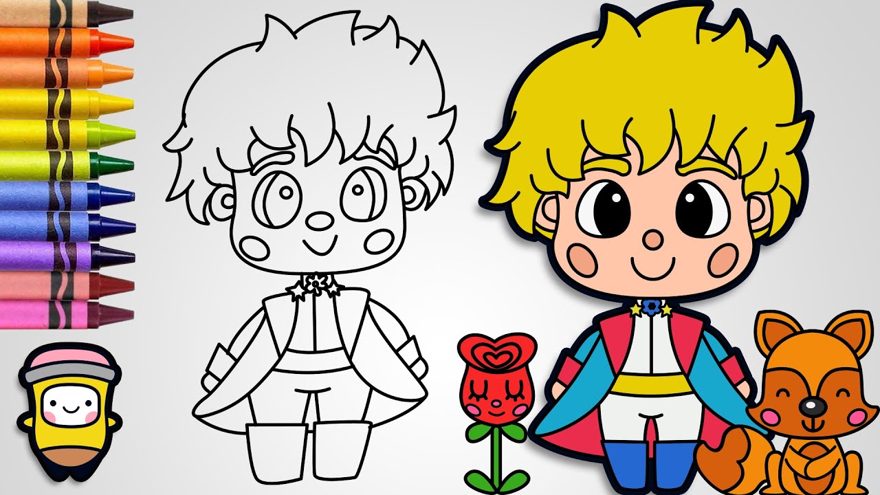 How To Draw The Little Prince / Cómo Dibujar El Principito - YouTube