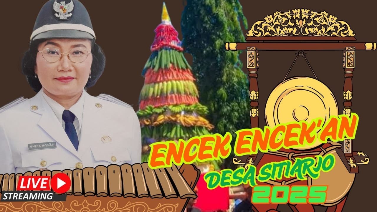 LIVE SYUKURAN DAN ENCEK ENCEK'AN DESA SITIARJO 2025 - YouTube