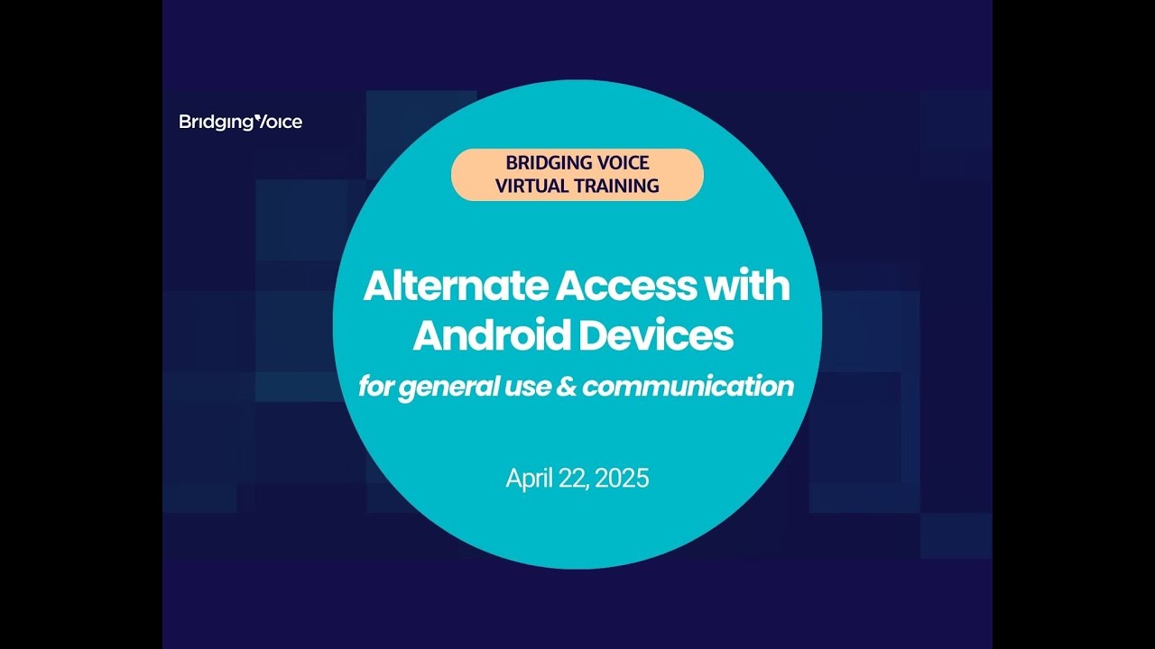 Alternate Access with Android Devices - YouTube