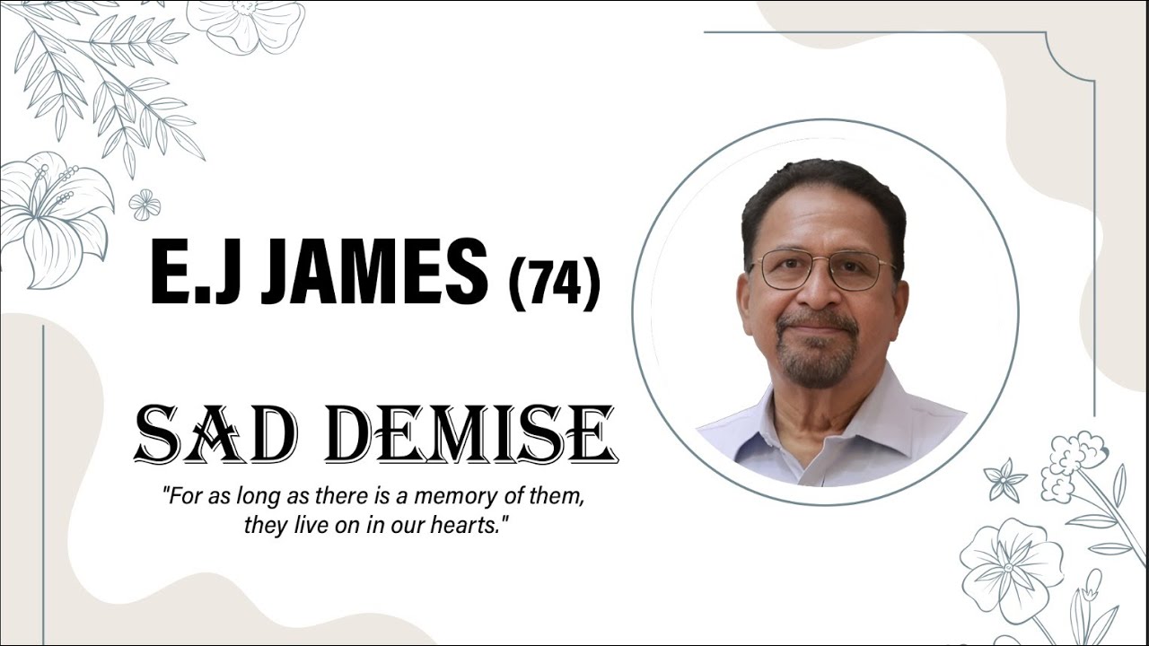 E.J JAMES (74) | FUNERAL Live | 26-01-2025 | - YouTube