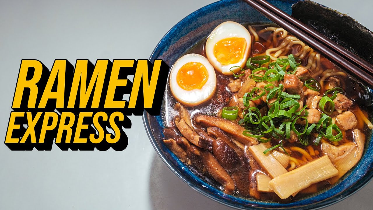 Comment faire un ramen en 15 minutes ? 🍜 Recette ramen express - YouTube