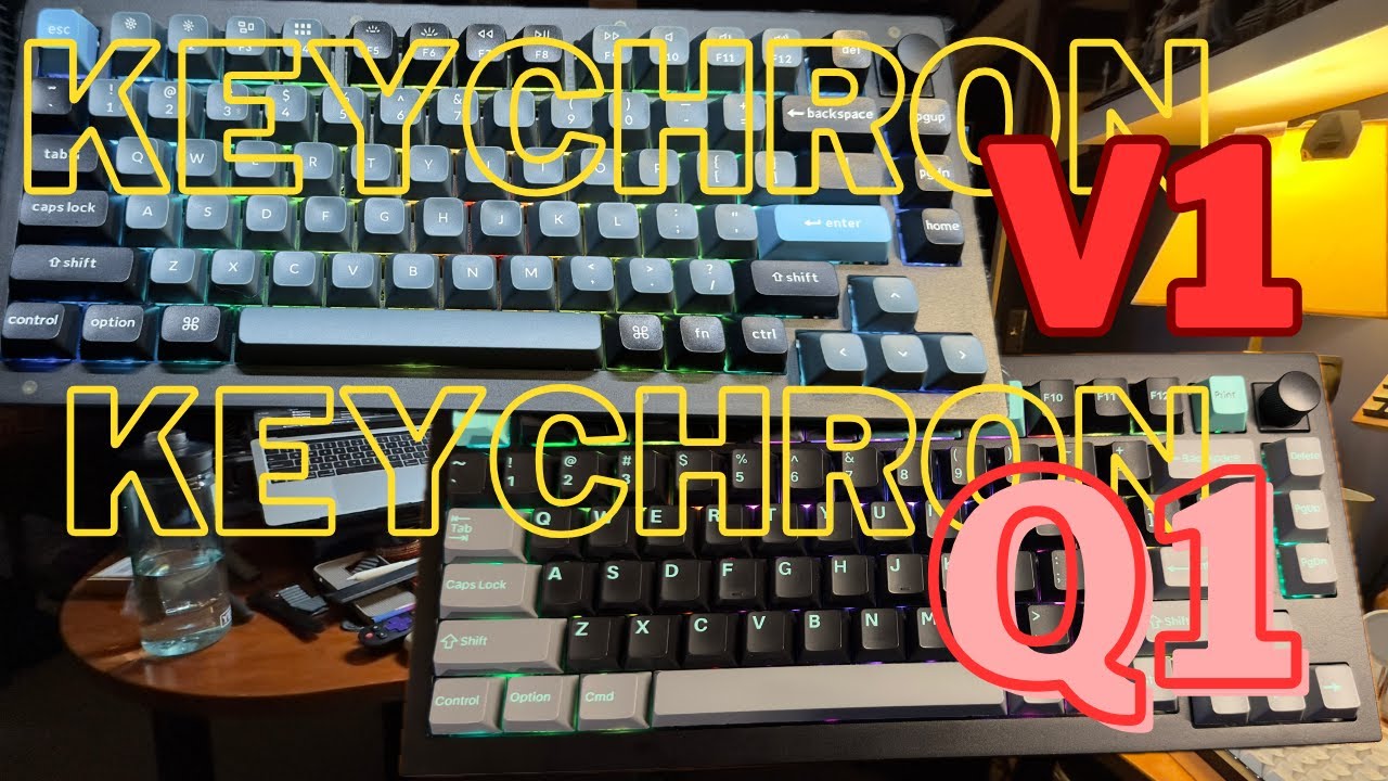 Keychron Q1 vs Keychron V1 - YouTube