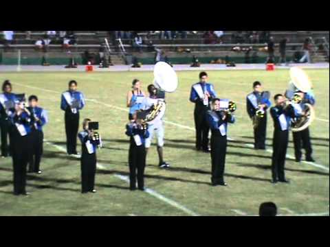 Pryor Middle School Band - Half Time - 7 Oct 2010 - YouTube