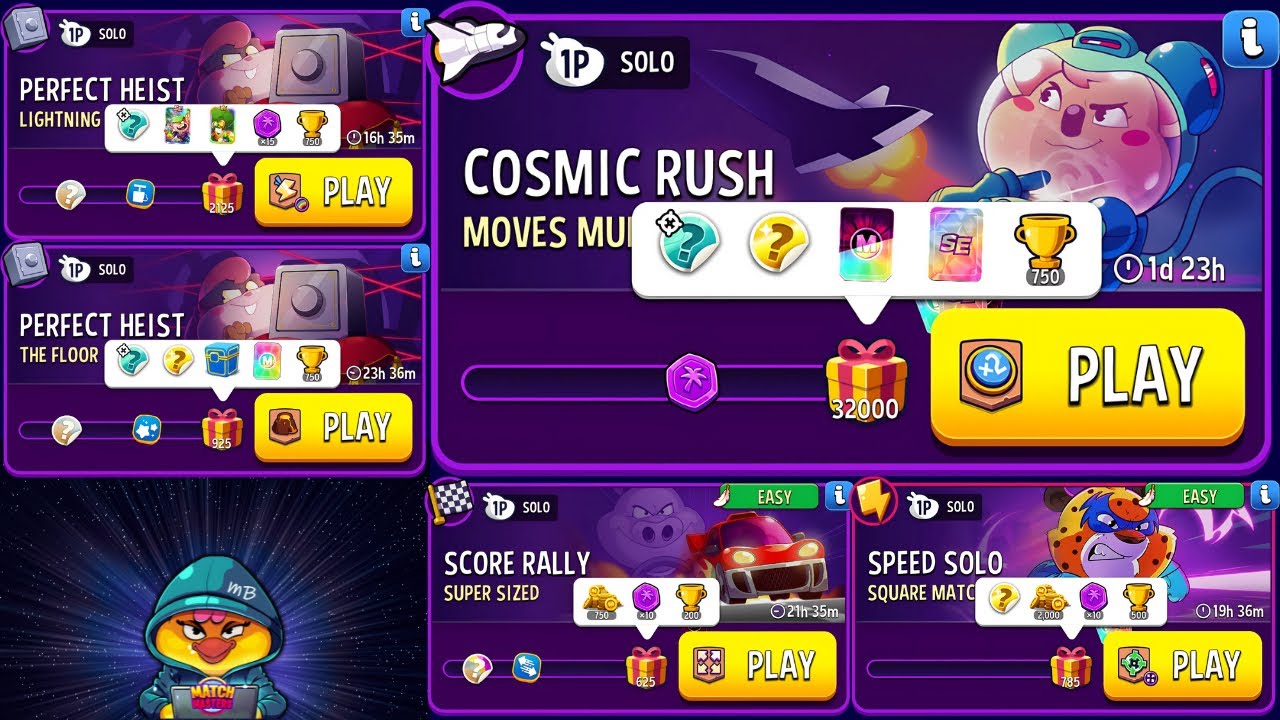 MATCH MASTERS x5 SOLO🔥 Moves Multiplier, Square Match, Lightning Strike ...
