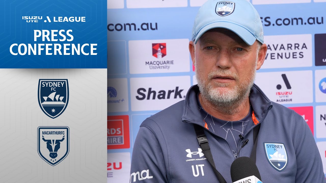 Ufuk Talay | Press Conference - Isuzu UTE A-League Round 4 - YouTube