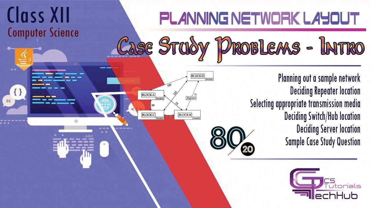 CLASS XII | CASE STUDY PROBLEMS | PLANNING NETWORK LAYOUT | COMPUTER ...