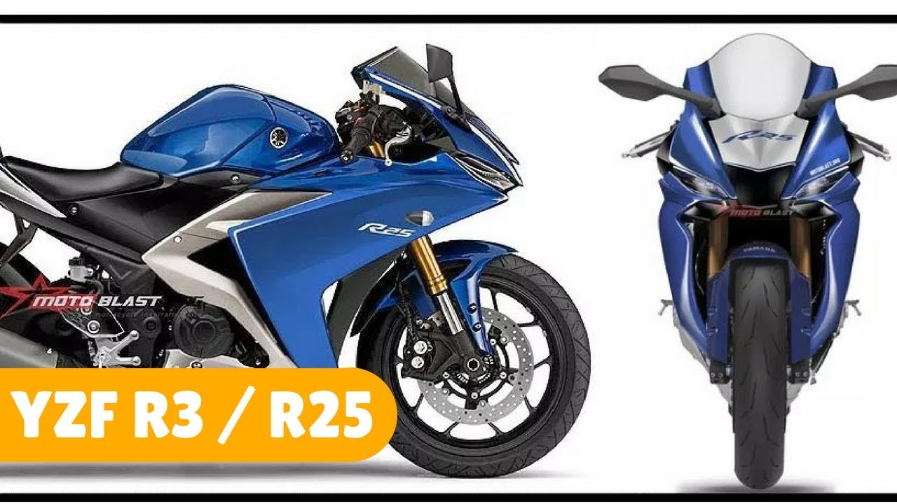 Yamaha R3 / R25 (2019) - Novo Design - YouTube