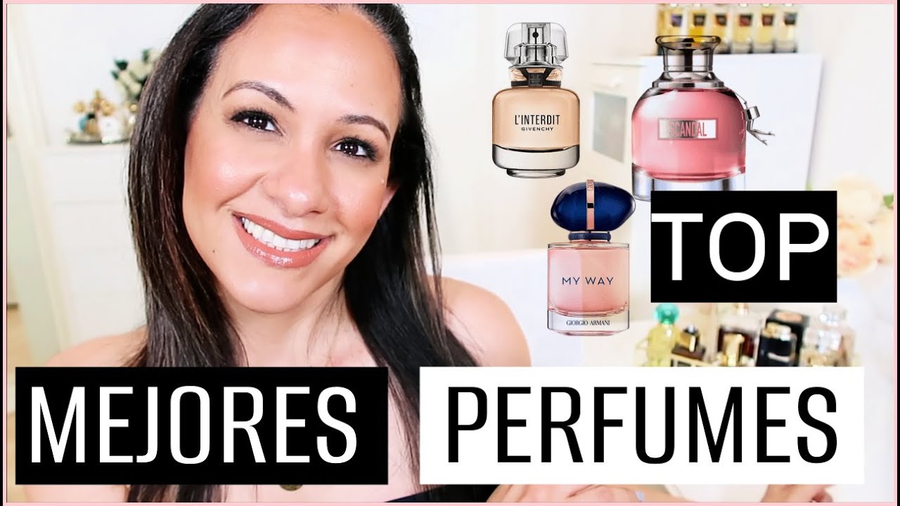 TOP 10 MEJORES PERFUMES DE MUJER (COMERCIALES) - YouTube