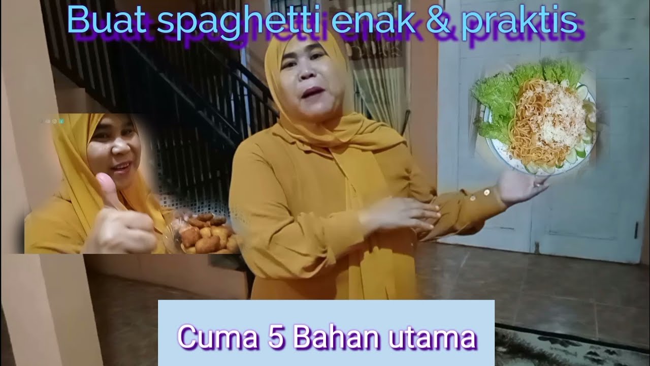 🥰🥰TUTORIAL MEMBUAT SPAGHETTI ENAK DAN PRAKTIS 🥰🥰 - YouTube