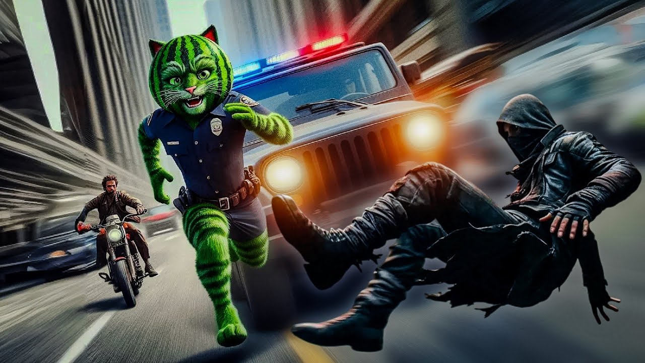 Police Made Watermelon Badge ? - YouTube