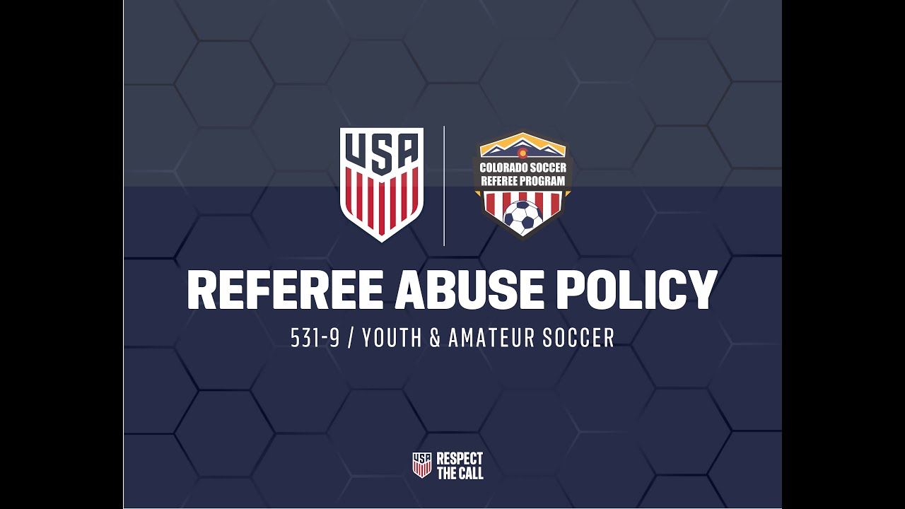 Ask a Referee Coach: Understanding the U.S. Soccer Referee Abuse ...