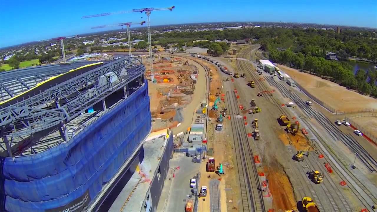 Rail Revitalisation Project- Adelaide Yard Works 10 January 2013 - YouTube