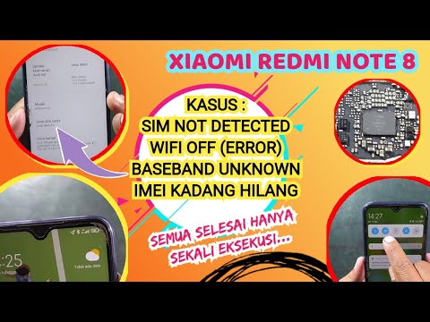INI PENYEBAB XIAOMI REDMI NOTE 8 SIM CARD TIDAK TERBACA | WIFI OFF ...