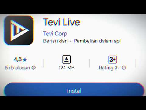 Install TEVI live streaming buka widia 1001