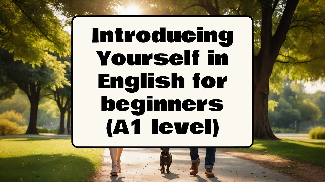 Introducing Yourself in English for beginners (A1 level) TalkEasyEnglish - YouTube