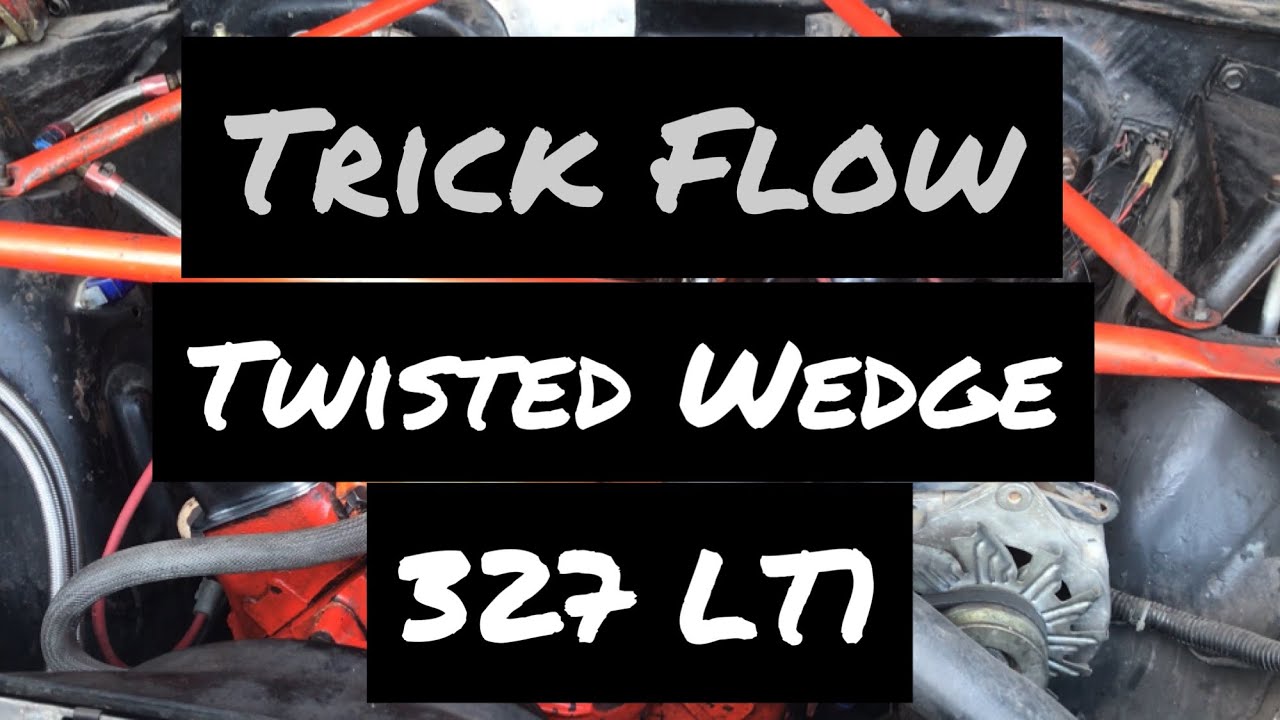 Trick Flow Twisted Wedge Gen1 aluminum cylinder heads installed on my ...