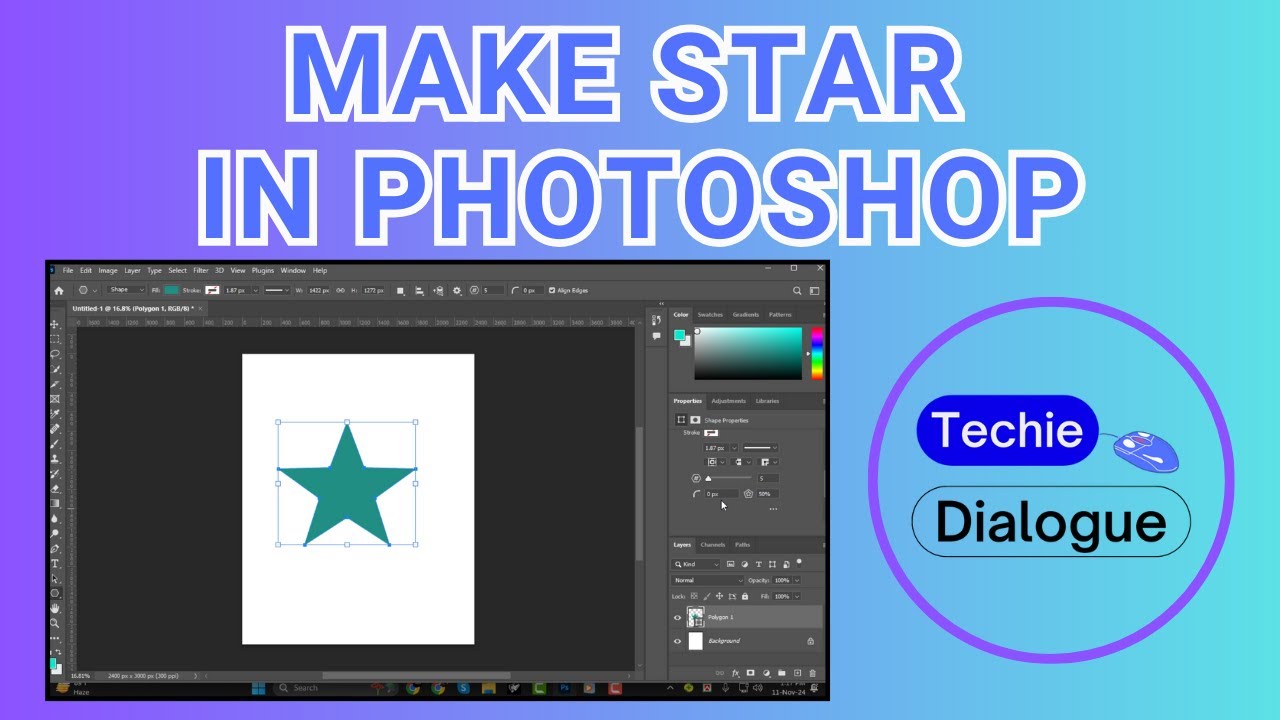 How to Make a Star in Photoshop - YouTube