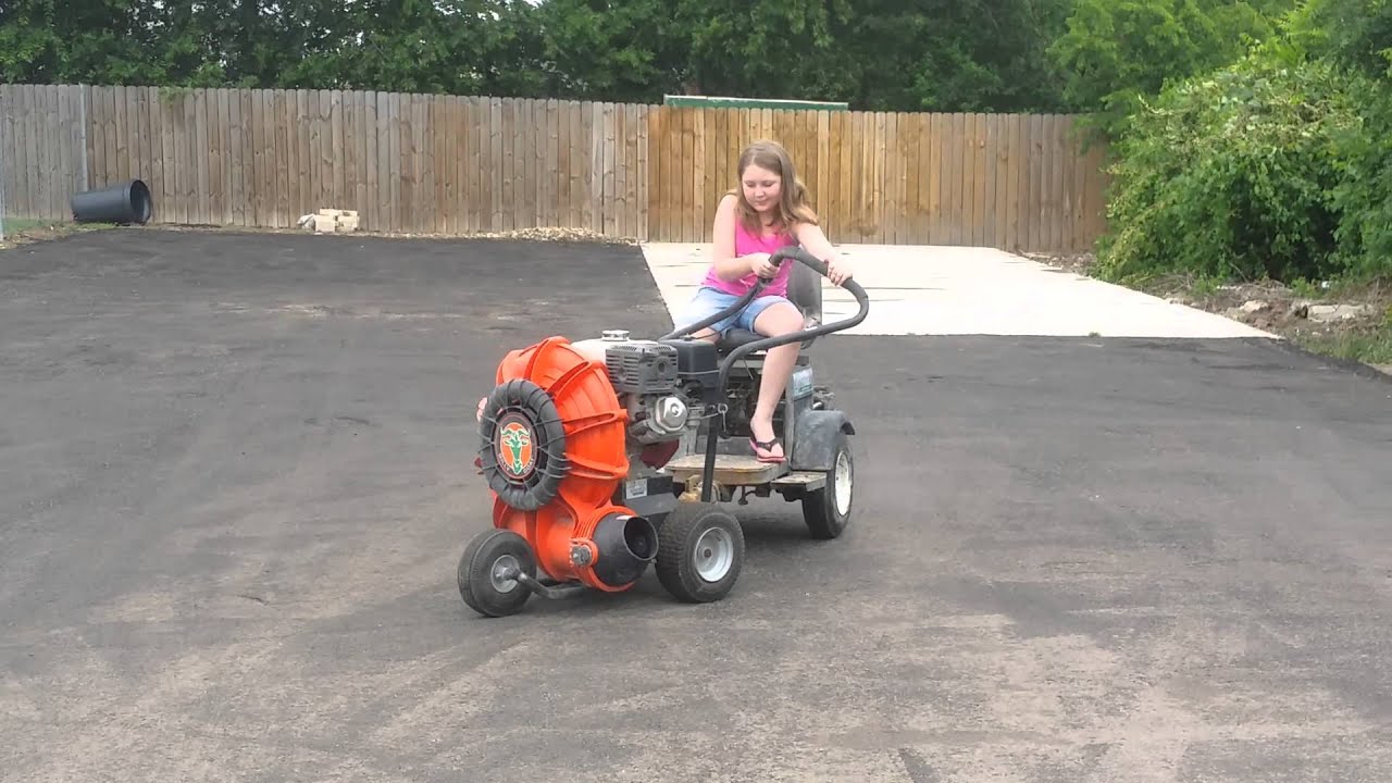 HNH PAVEMENT MARKINGS driving blower - YouTube