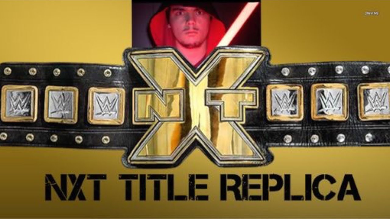 Christian Maracle Unboxes The NXT Championship Replica Title Belt ...