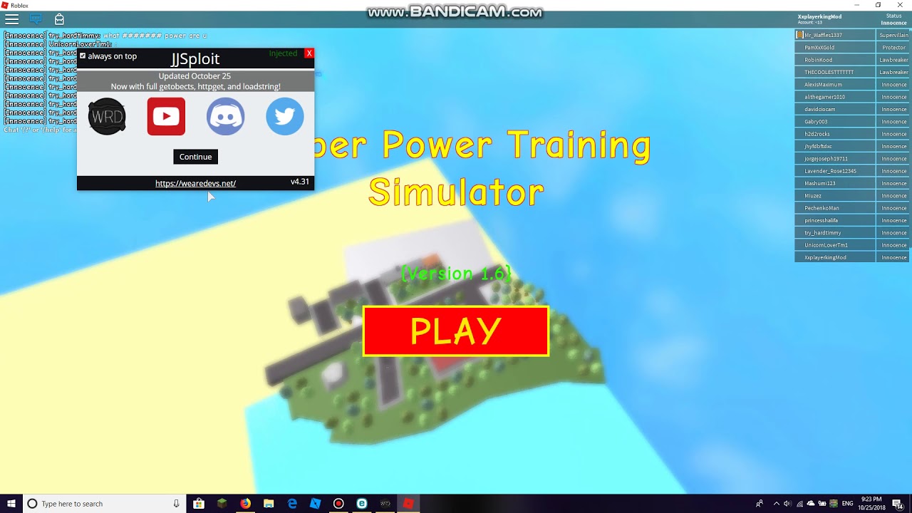 how to hack Super Power Training Simulator - YouTube