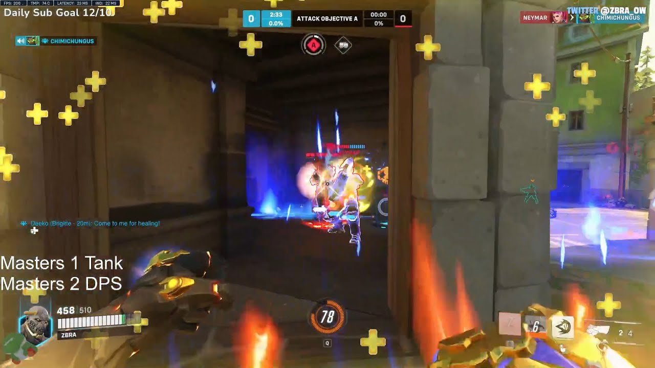 ZBRA MASTER TANK DOOMFIST GAMEPLAY OVERWATCH 2 RELEASE - YouTube