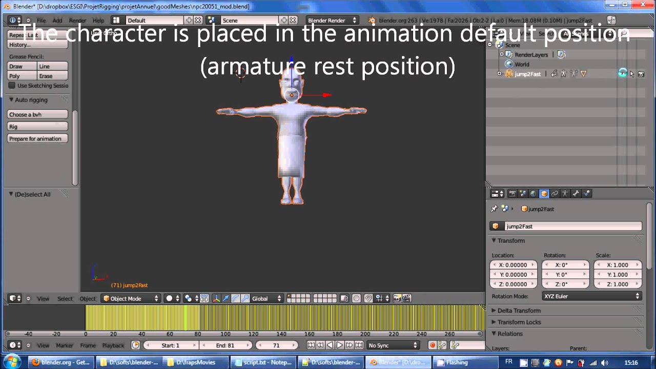 Auto-rigging tool for blender 2.63 - YouTube