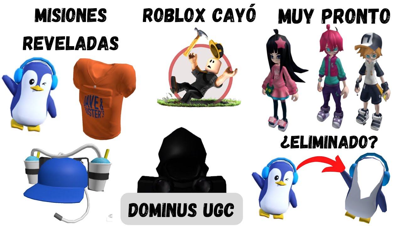 NOTICIAS DE ROBLOX - MISIONES REVELADAS DE PRÓXIMO ACCESORIOS GRATIS ...