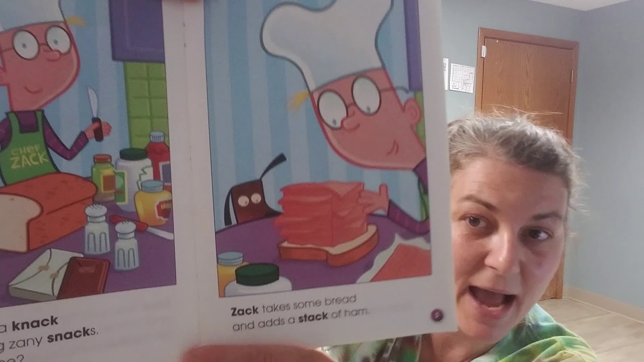 Ms Amy- reading Zach Packs a Snack - YouTube