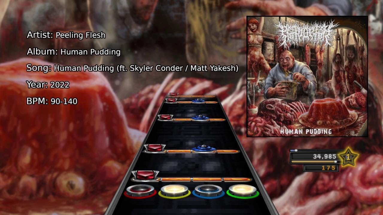 Peeling Flesh - Human Pudding (2x Pro-Drum Chart) - YouTube
