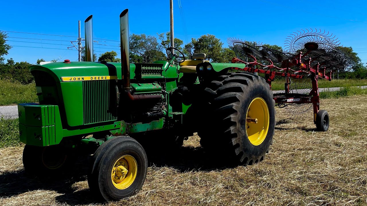 Raking Hay: Fast and Loud - YouTube