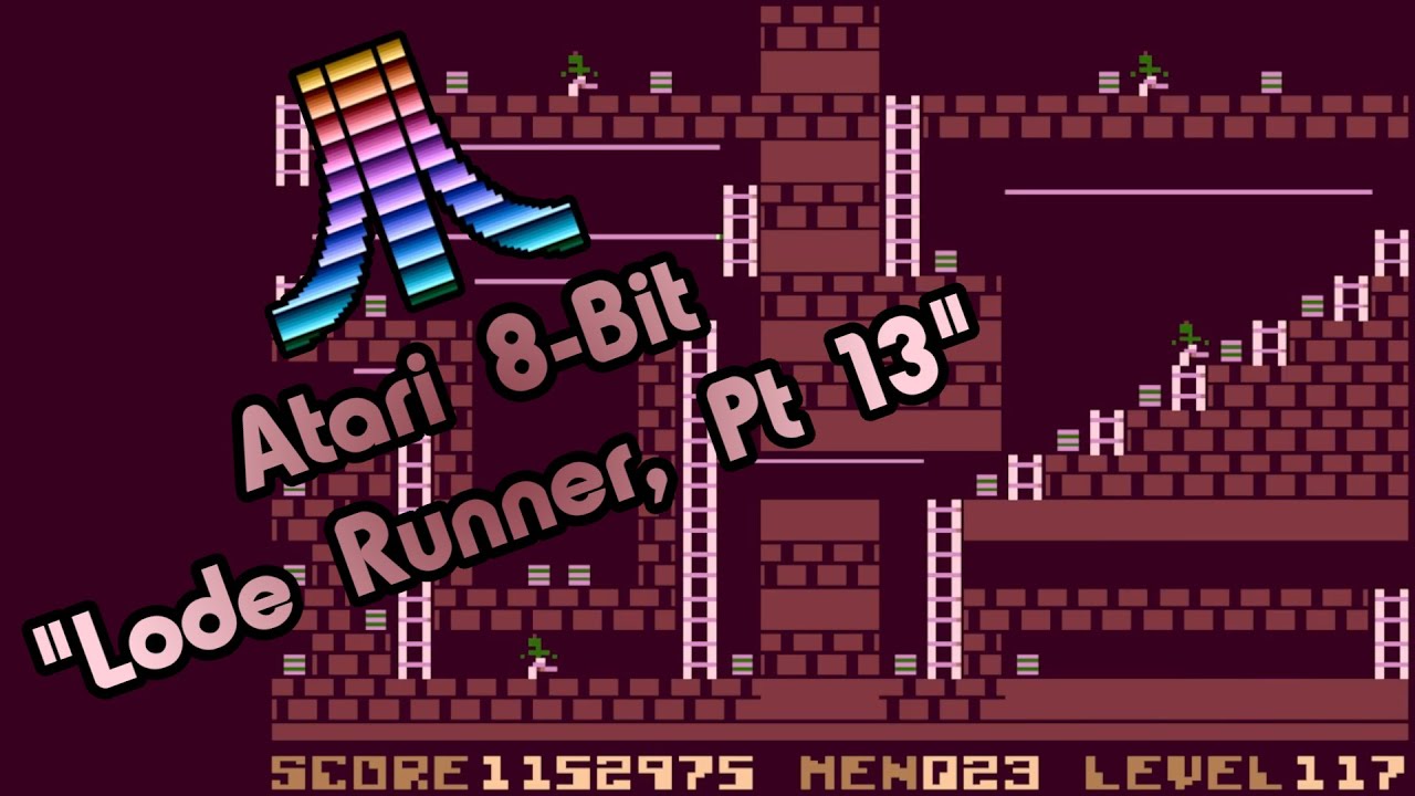 Atari 8-Bit Long Play, Lode Runner Part (13 of 17) - YouTube