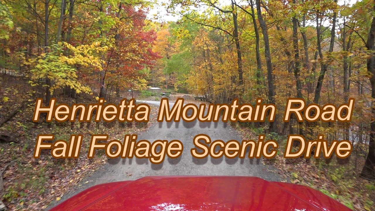 Henrietta Mountain Road Fall Foliage Scenic Drive - YouTube