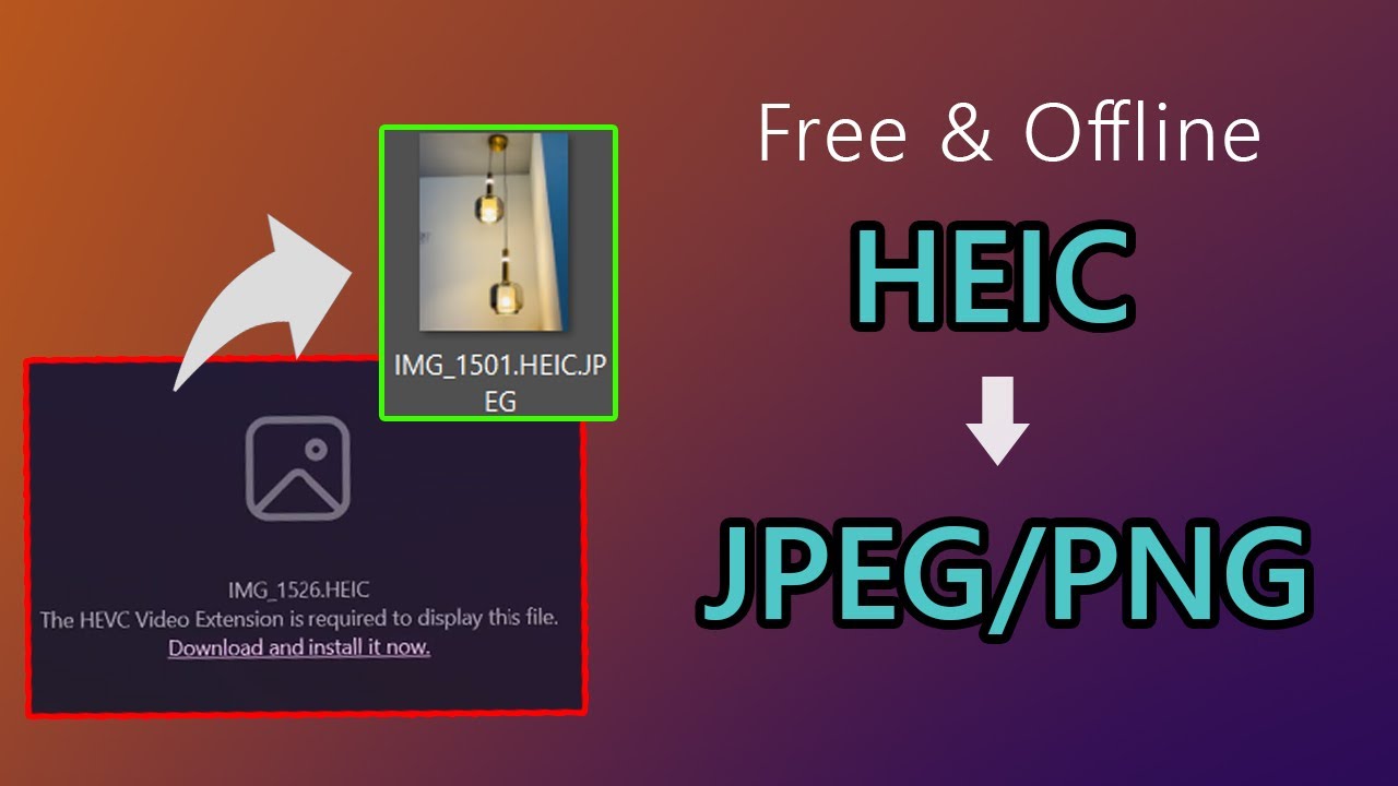 HEIC Batch Conversion to JPEG/PNG - Free & Offline | Editing iPhone ...