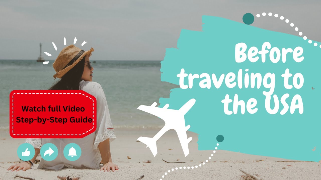 Traveling USA| Watch Full Video| Guide to Travel| Find Easy way | Step ...
