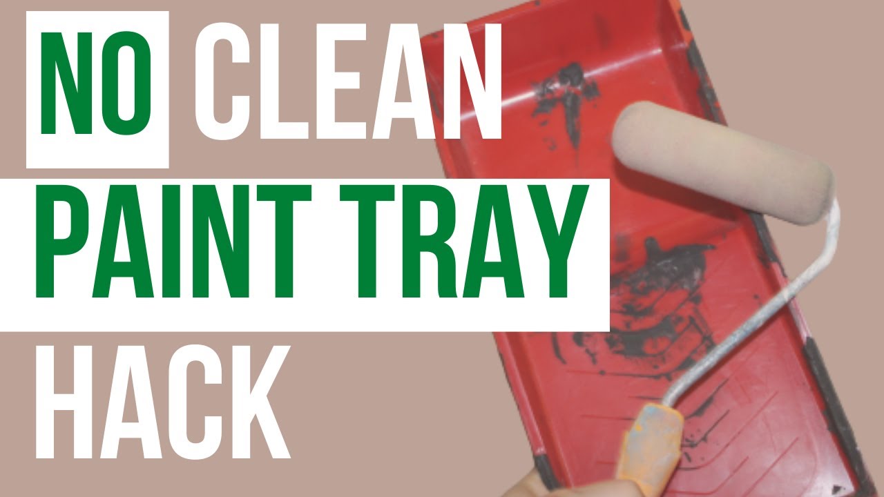 How to NEVER clean a paint tray again! - YouTube