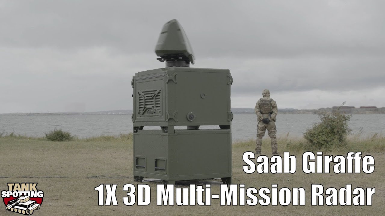 Saab Giraffe 1X 3D Multi-Mission Radar Deployment - YouTube