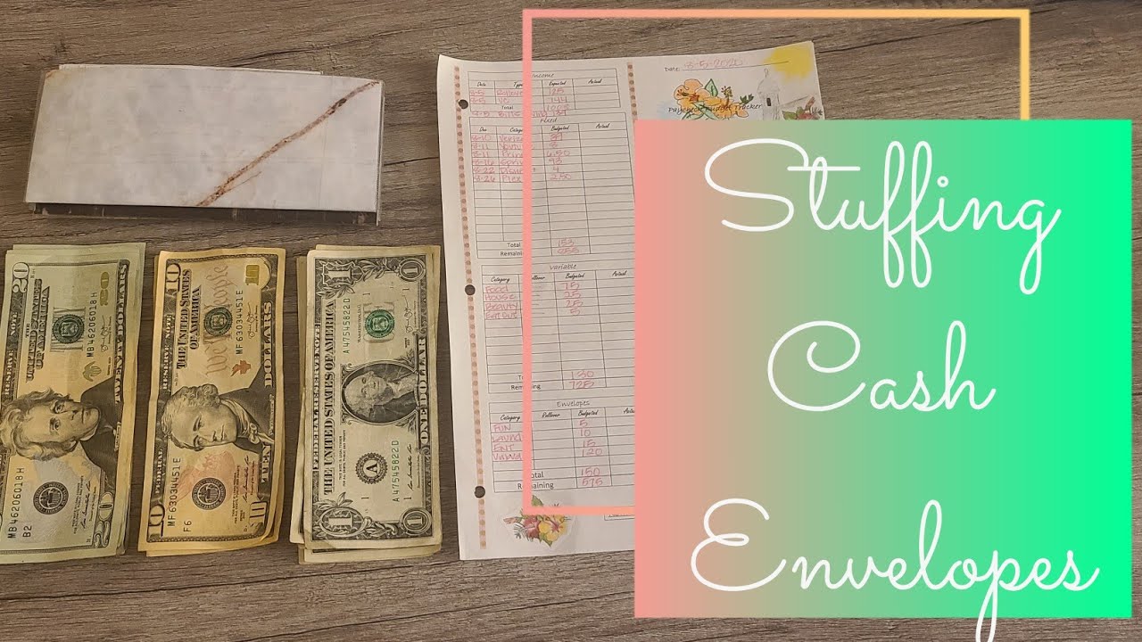 Cash Envelope Stuffing | August 2020 - YouTube