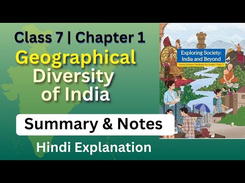 Geographical Diversity of India Notes Class 7 | Chapter 1 in Hindi ...