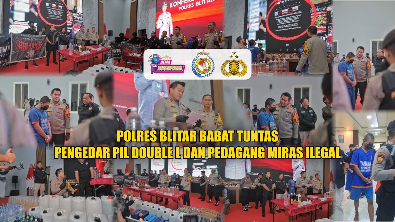 Polres Blitar Babat Tuntas Pengedar Pil Double L dan Pedagang Miras ...