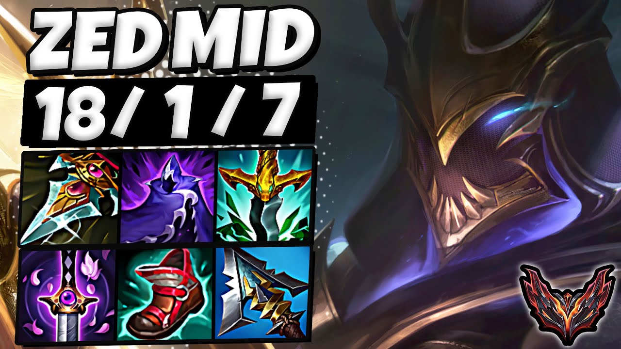 Zed MID vs Veigar [ OTP ] Lol Korea Grandmaster Patch 13.7 - YouTube